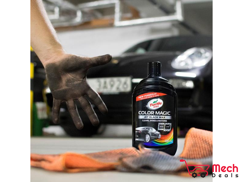 Turtle Wax Color Magic Jet Black Wax (500Ml)-52708-Turtle Wax ...