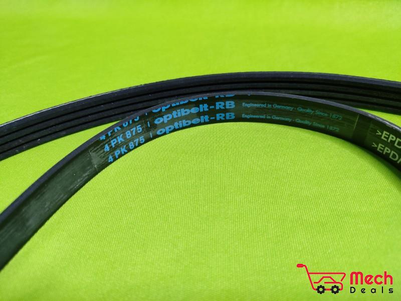 V-Ribbed Belt-4PK875EPDM-Opti Belt- mechdeals.com